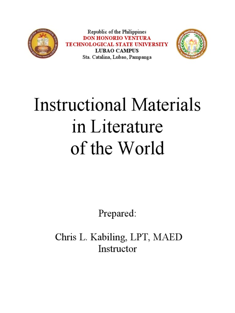 Literature Instructional Materials Guide | PDF | Language Arts ...