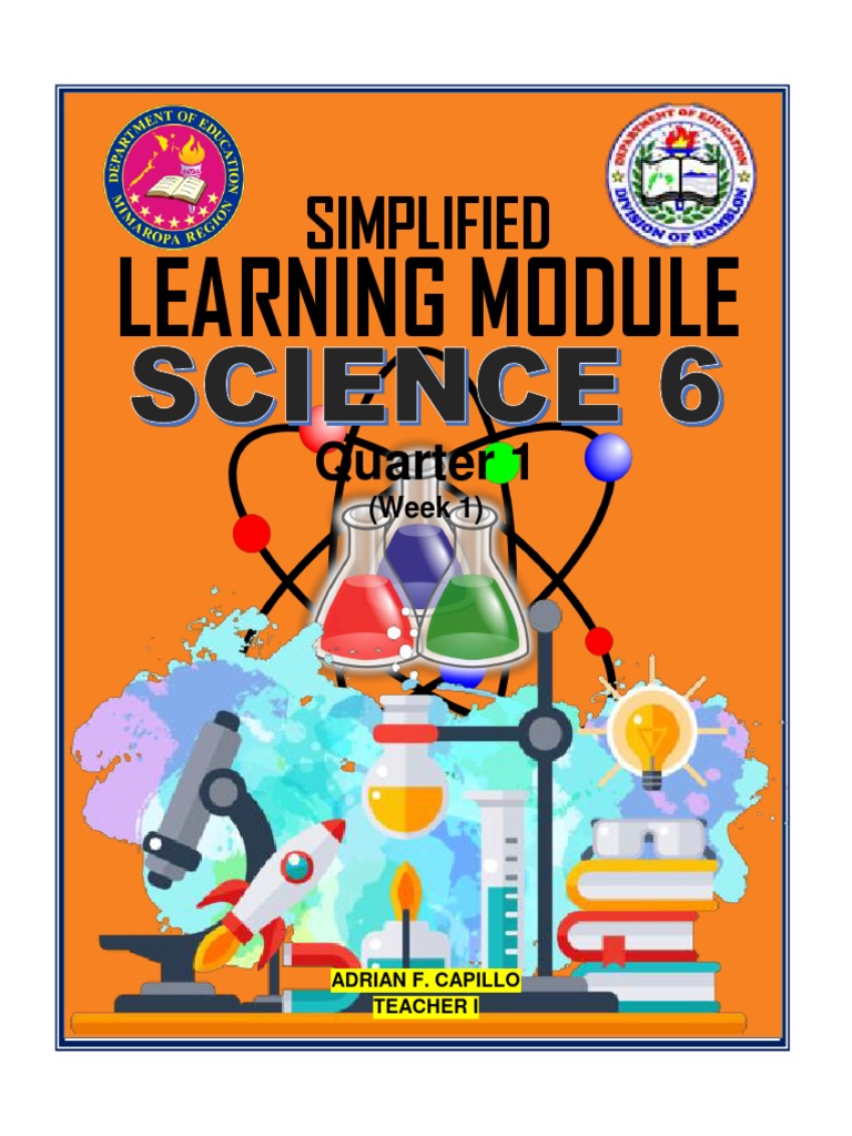 W1 Q1 Day 1-5 Grade 6 Science Module | PDF | Mixture | Homogeneity And ...