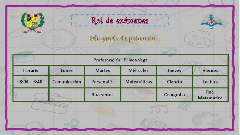 Rol de Examenes | PDF