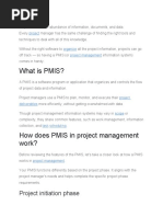 The Project Management Information System | PDF | Project Management ...