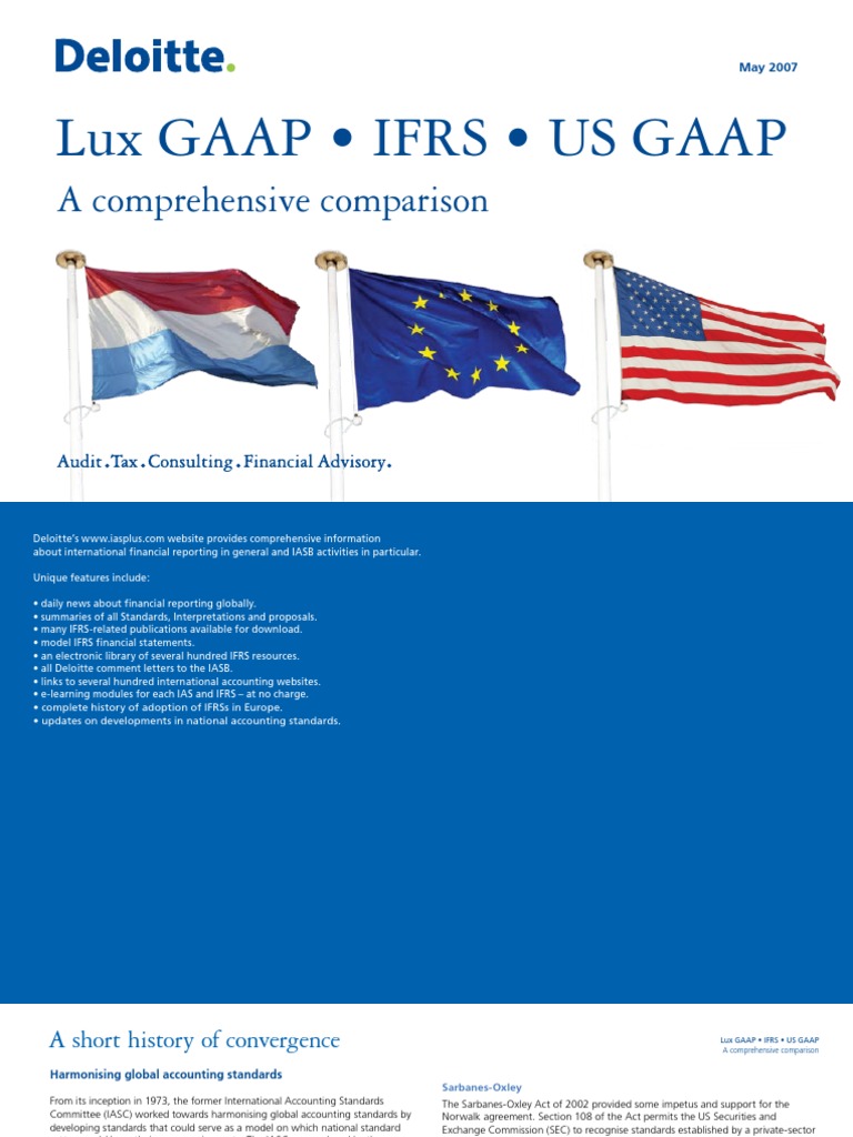 Lux Gaap - Ifrs-Us Gaap | PDF | International Financial Reporting ...