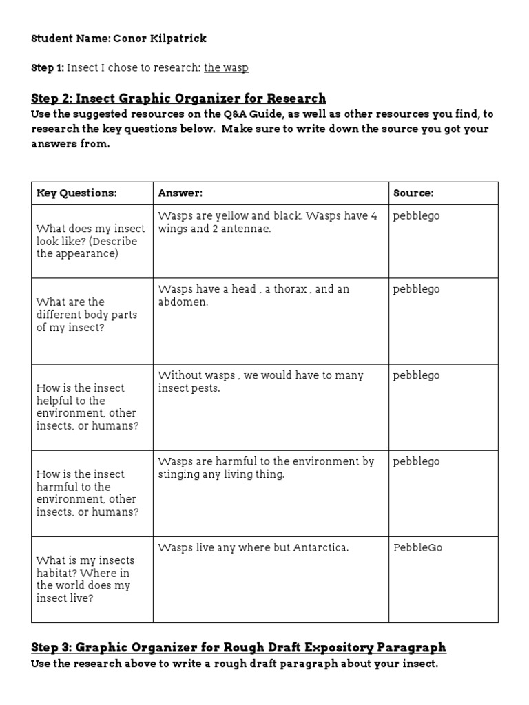 Lockwood - Graphic Organizer Research & Rough Draft Conor Kilpatrick ...