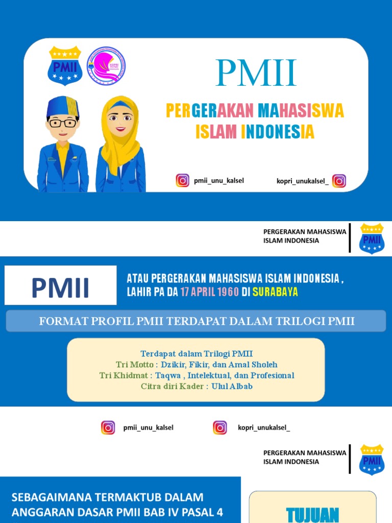 Sejarah dan Visi PMII Indonesia | PDF