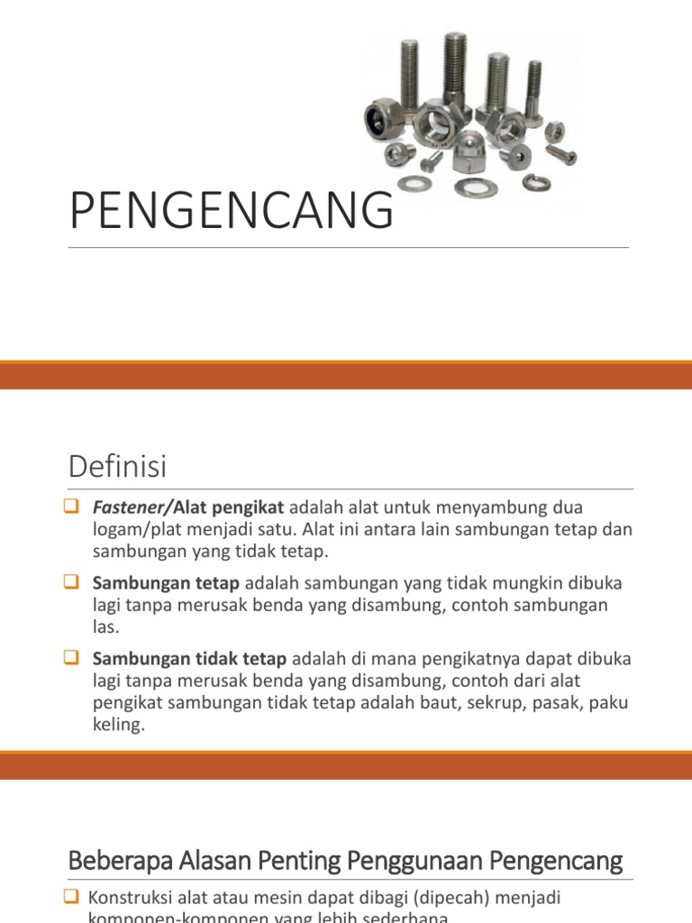 Panduan Lengkap Pengencang dan Ulir | PDF