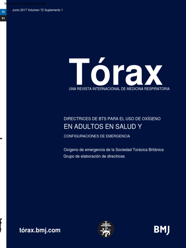 GUIA OXIGENOTERAPIA TRADUCIDO BTS Guideline For Oxygen Use in Adults in ...