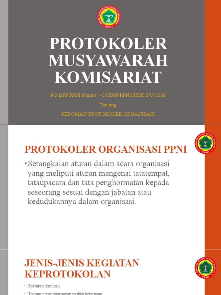 Protokoler Musyawarah Komisariat | PDF