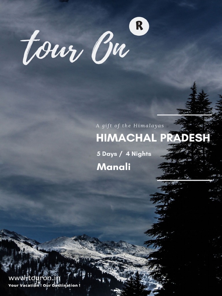 Manali Tour Plan | PDF