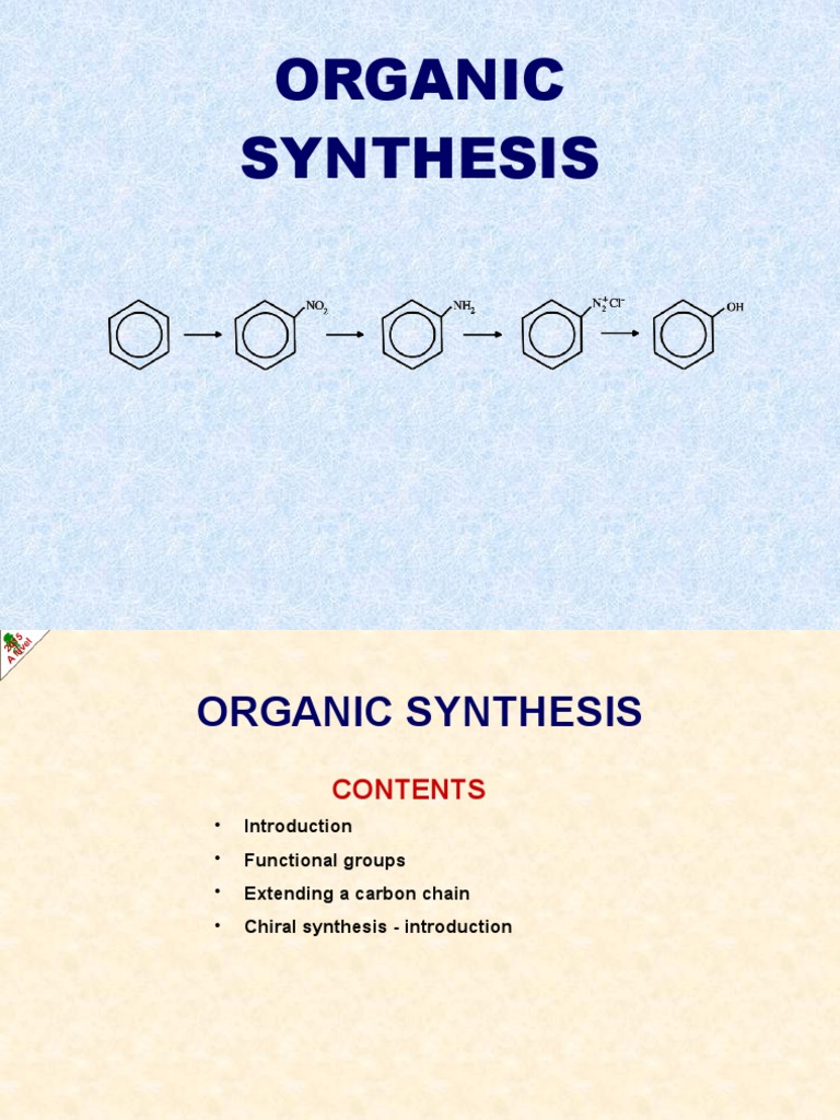 Organic Synthesis | PDF | Chemical Reactions | Organic Synthesis