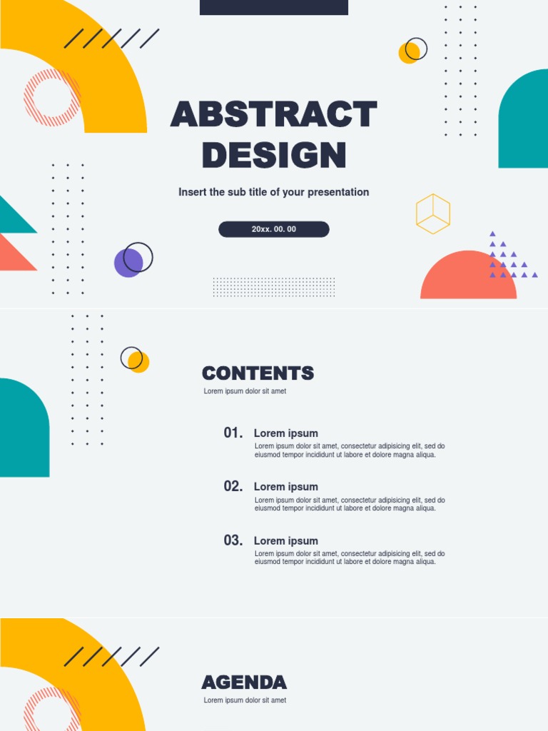 Abstract Design Presentation | PDF