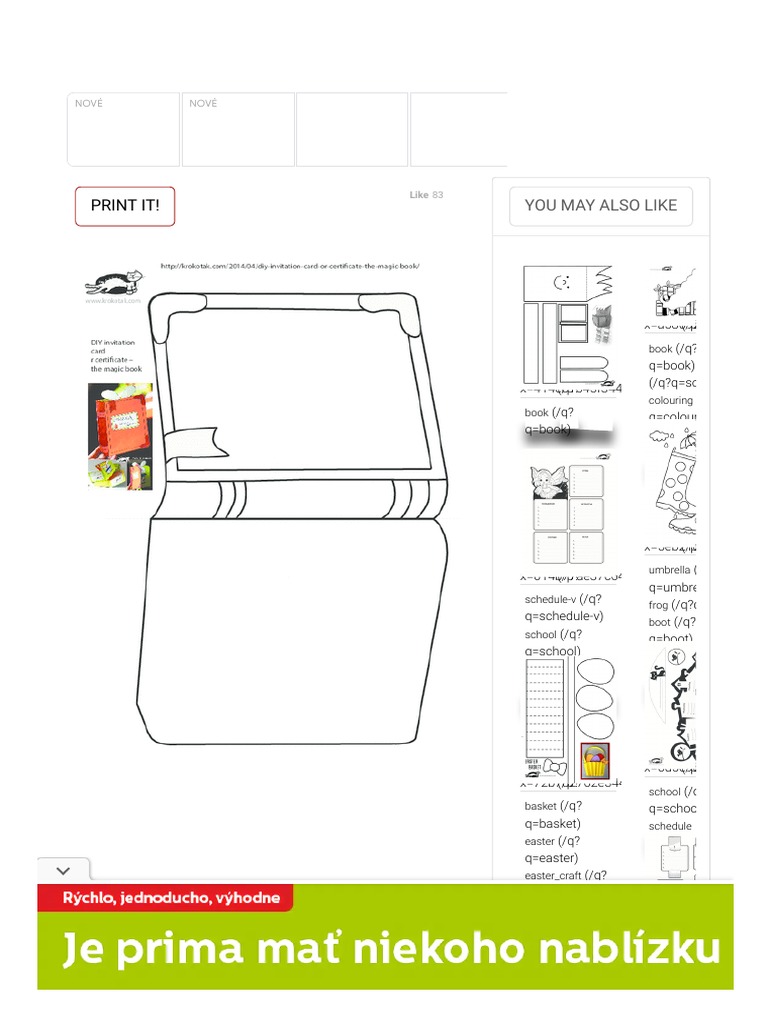 KROKOTAK PRINT! - Printables For Kids | PDF