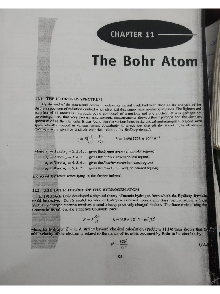 Bohr Atomic Model | PDF