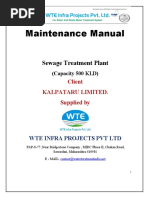 Checklist For Sewage Treatment Plant STP | PDF | Sewage Treatment | Toilet