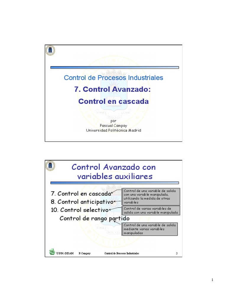 7 Control Cascada | PDF