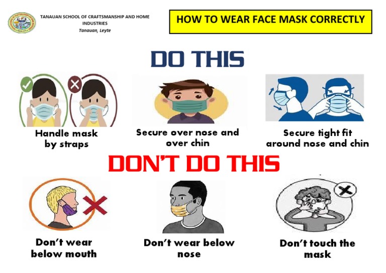 Proper Use of Face Mask | PDF