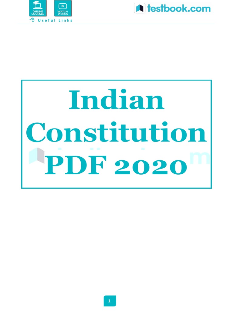 Indian Constitution 2020 47e939c5 | PDF | Supreme Court Of India ...