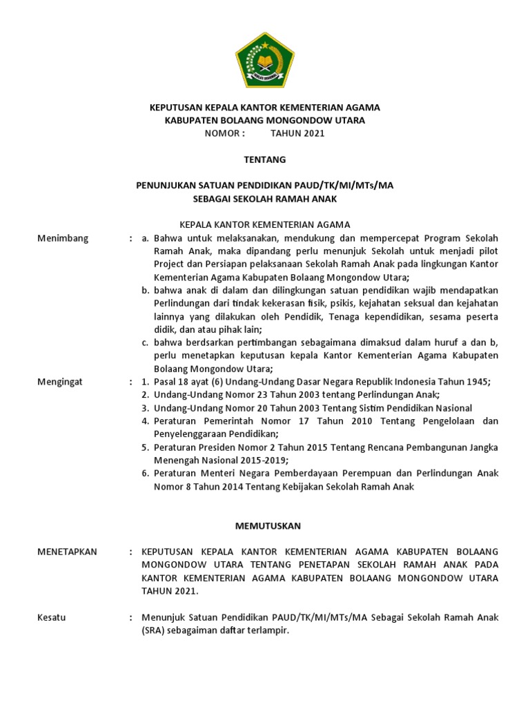 SK Kemenag | PDF SK Kemenag | PDF