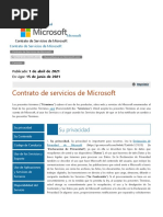 Contrato de Servicios de Microsoft | PDF | Gestión de derechos ...