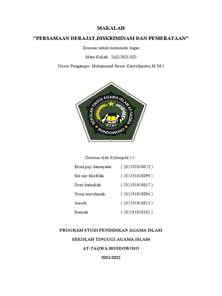 Kelompok 12 Makalah IAD, IBD, ISD | PDF