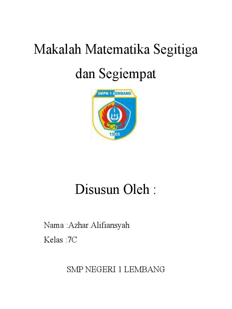 Makalah Matematika Tentang Himpunan | PDF | Seni & Disiplin Bahasa | Kajian Bahasa Asing