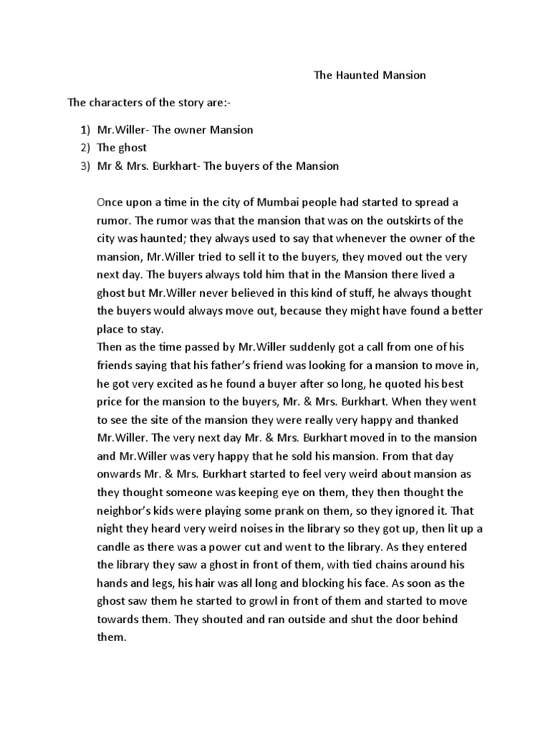 The Haunted Mansion | PDF