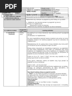 Filipino 6 Budget of Work BOW (Aligned With MELC) | PDF