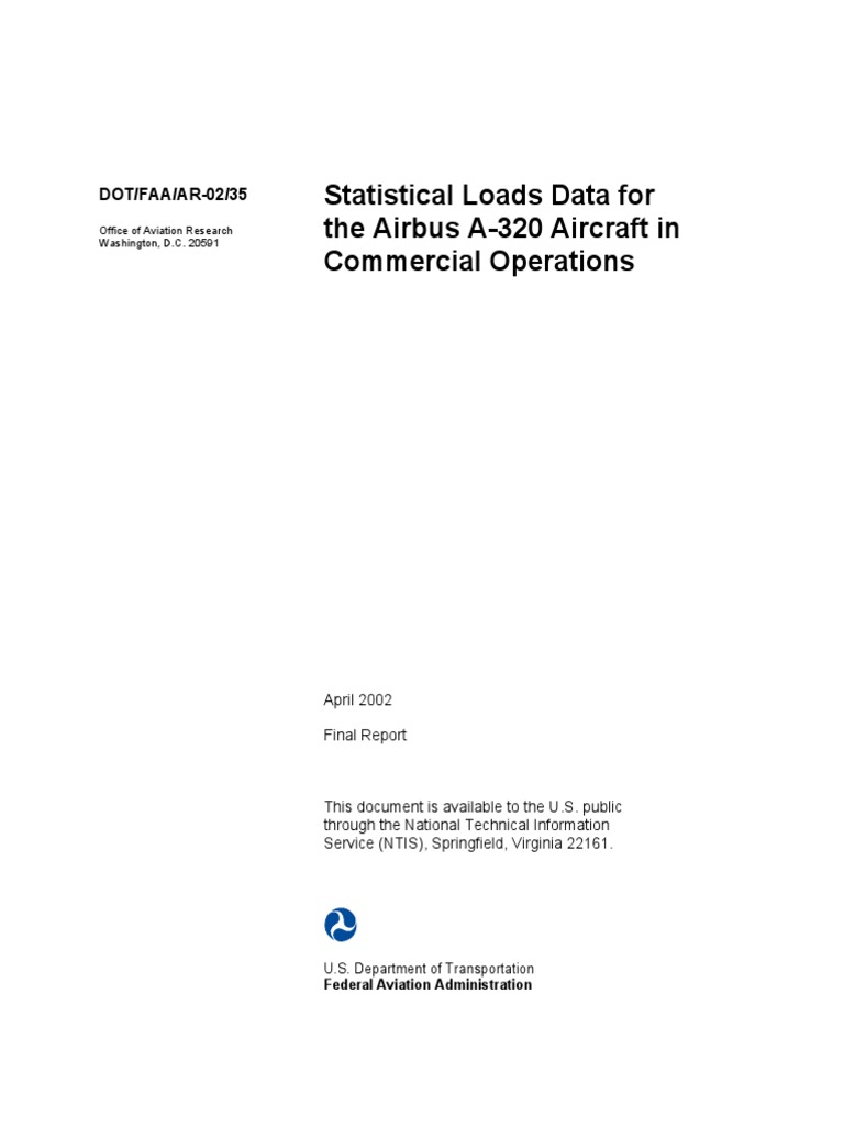 Statistical Loads Data For The Airbus A-320 Aircraft in Commercial ...