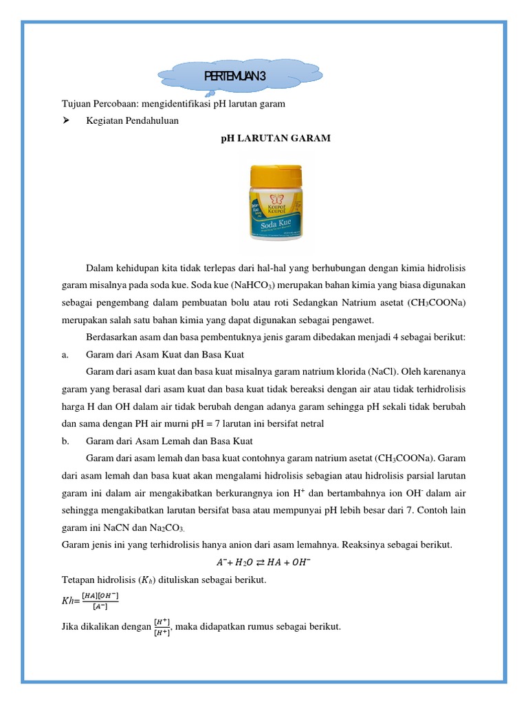 LKS P (3) - Hidrolisis | PDF