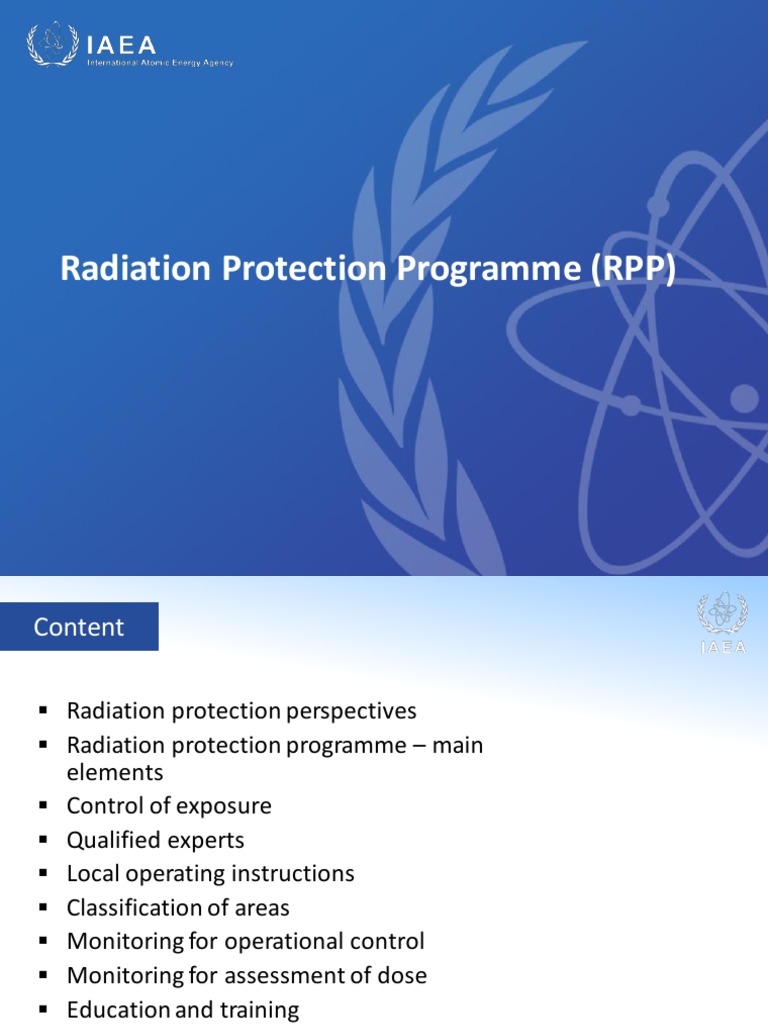 Radiation Protection Programme (RPP) | PDF | Radiation Protection ...