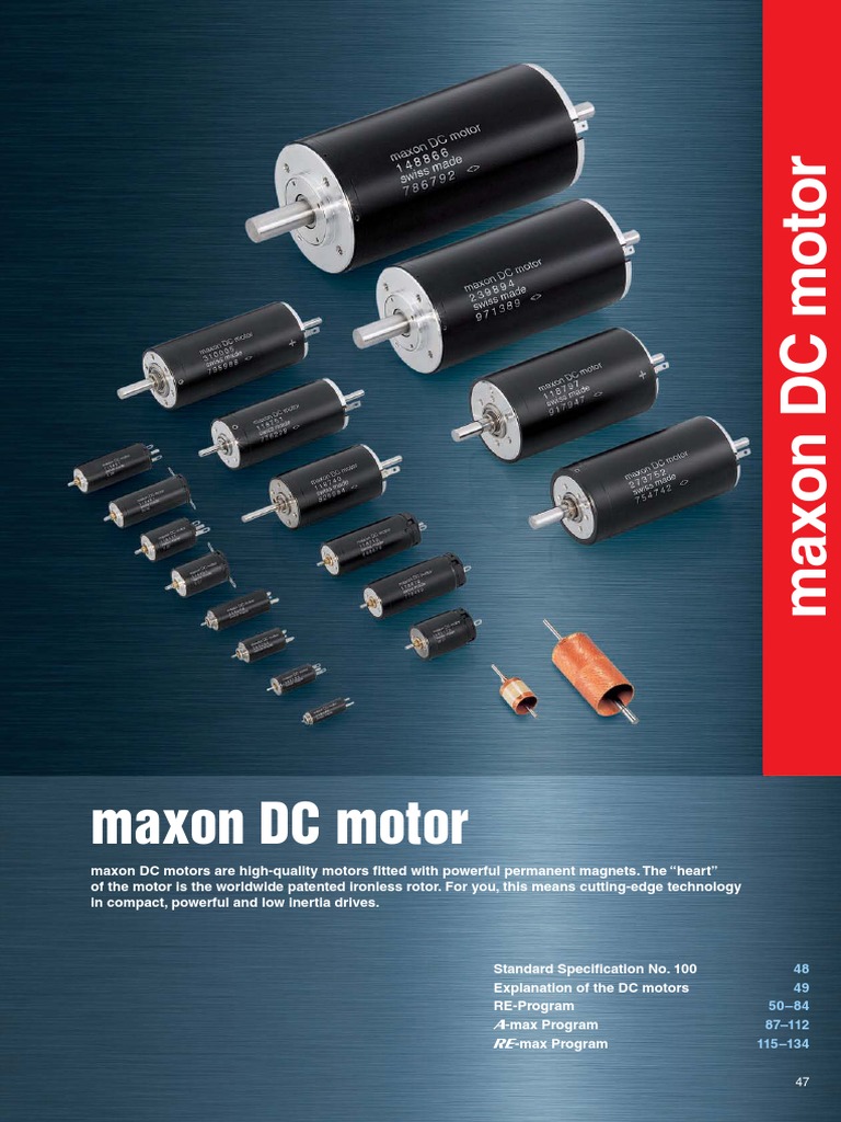 Maxon DC Motormaxon DC Motor | PDF | Electric Motor | Torque