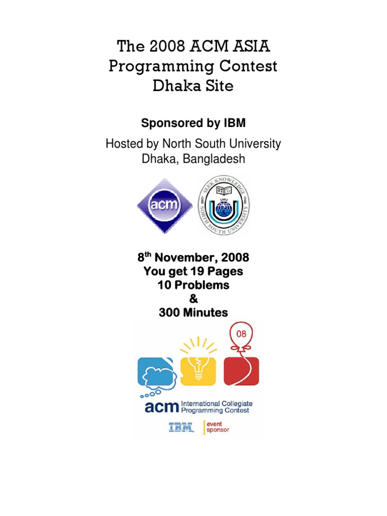 Rules and Guidelines for the 2008 ACM Asia Programming Contest hosted ...