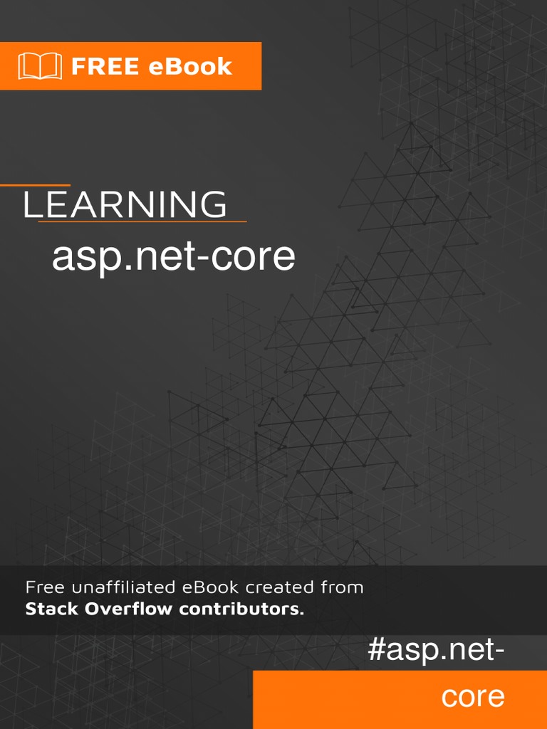 ASP Net Core | PDF | Microsoft Visual Studio | Command Line Interface