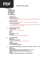 A OJT Narrative Report Format | PDF | Cognition