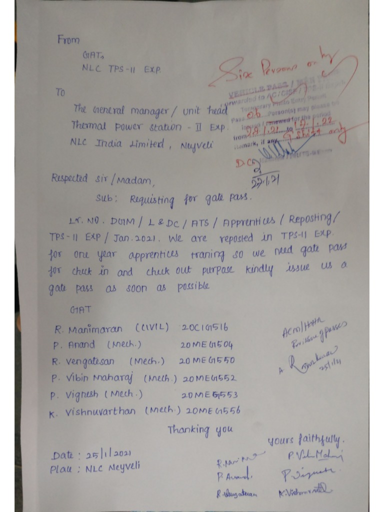NLC Letter | PDF