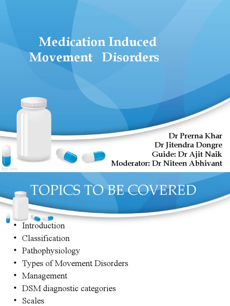 Drug Induced Movement Disorders | PDF | Antipsychotic | Atypical ...