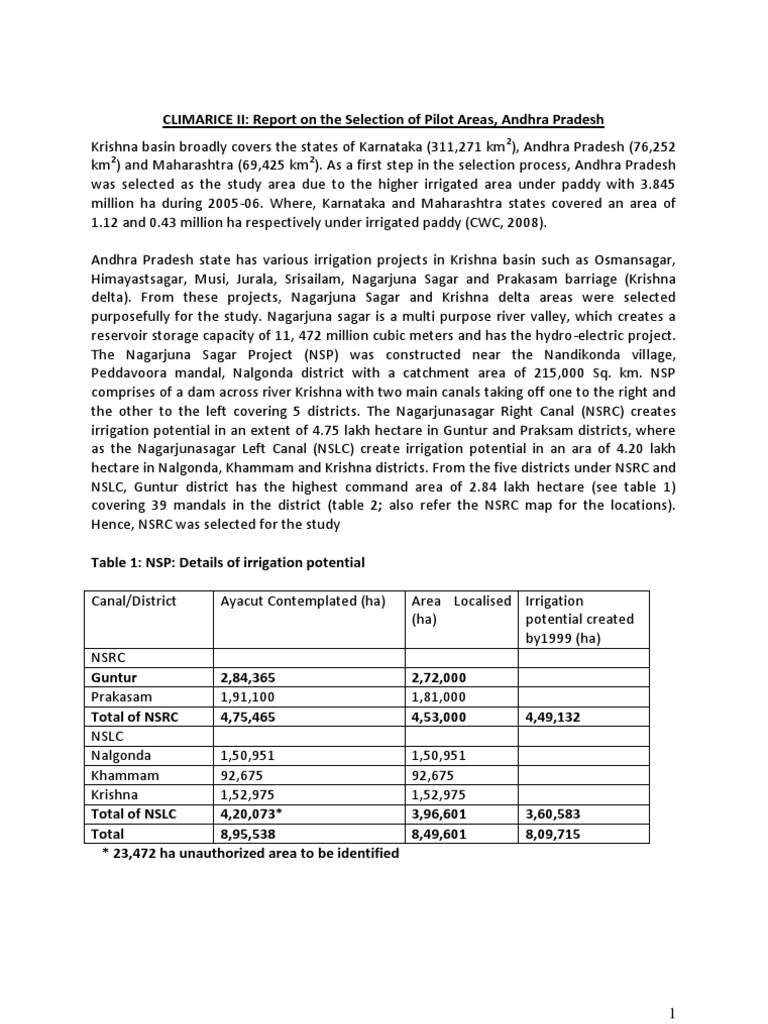 NSP - Map | PDF | Rice | Agronomy