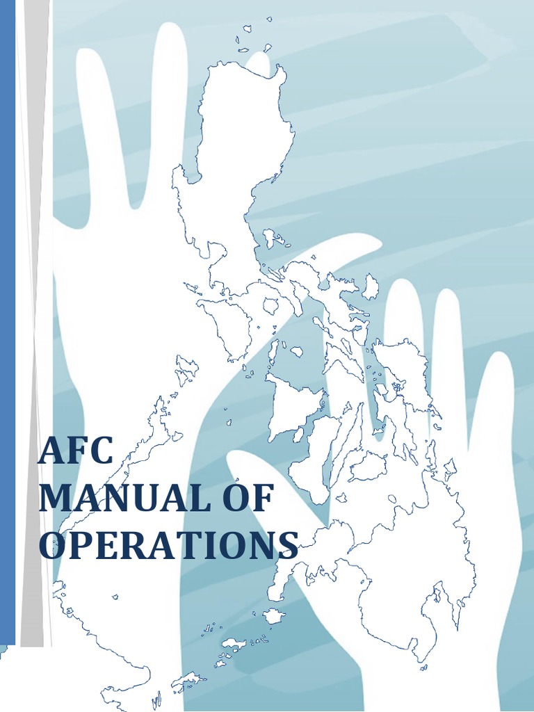 AFC Manual of Operations 4-18-18 | PDF | Governance | Volunteering