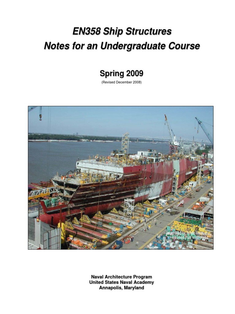 Undergraduate Course Notes on Ship Structures: Providing a ...