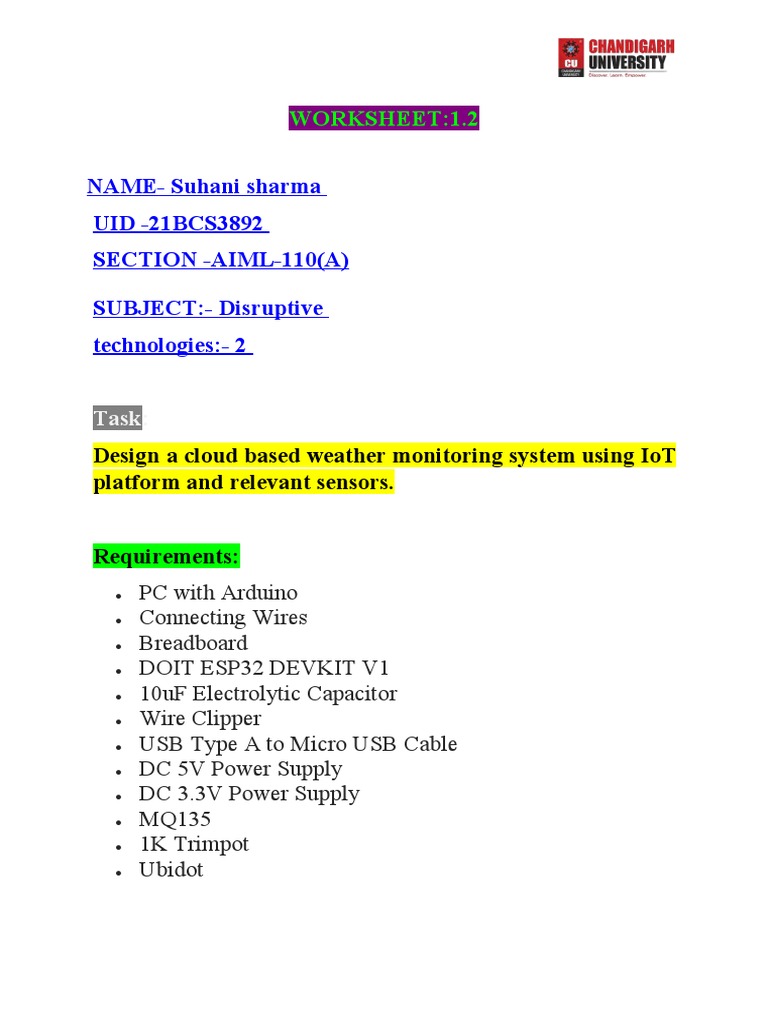 DT-1.2 - Suhani | PDF | Computer Engineering | Electronics
