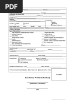 Barangay Family Profiling Form | PDF