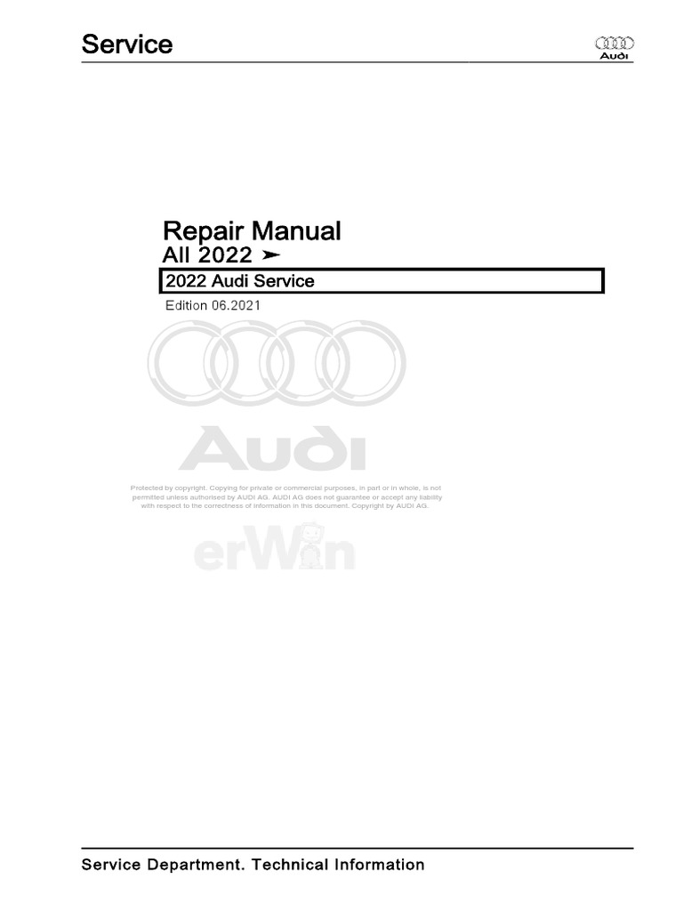 2022 Audi Service | PDF