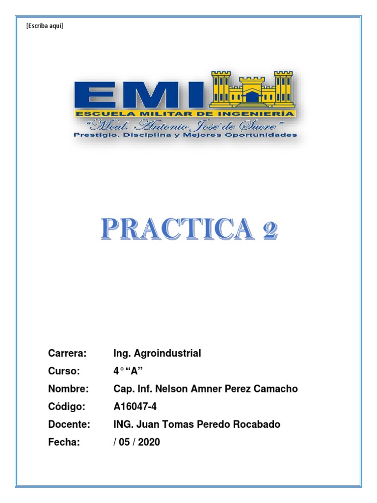 Practica Termo 2 | PDF
