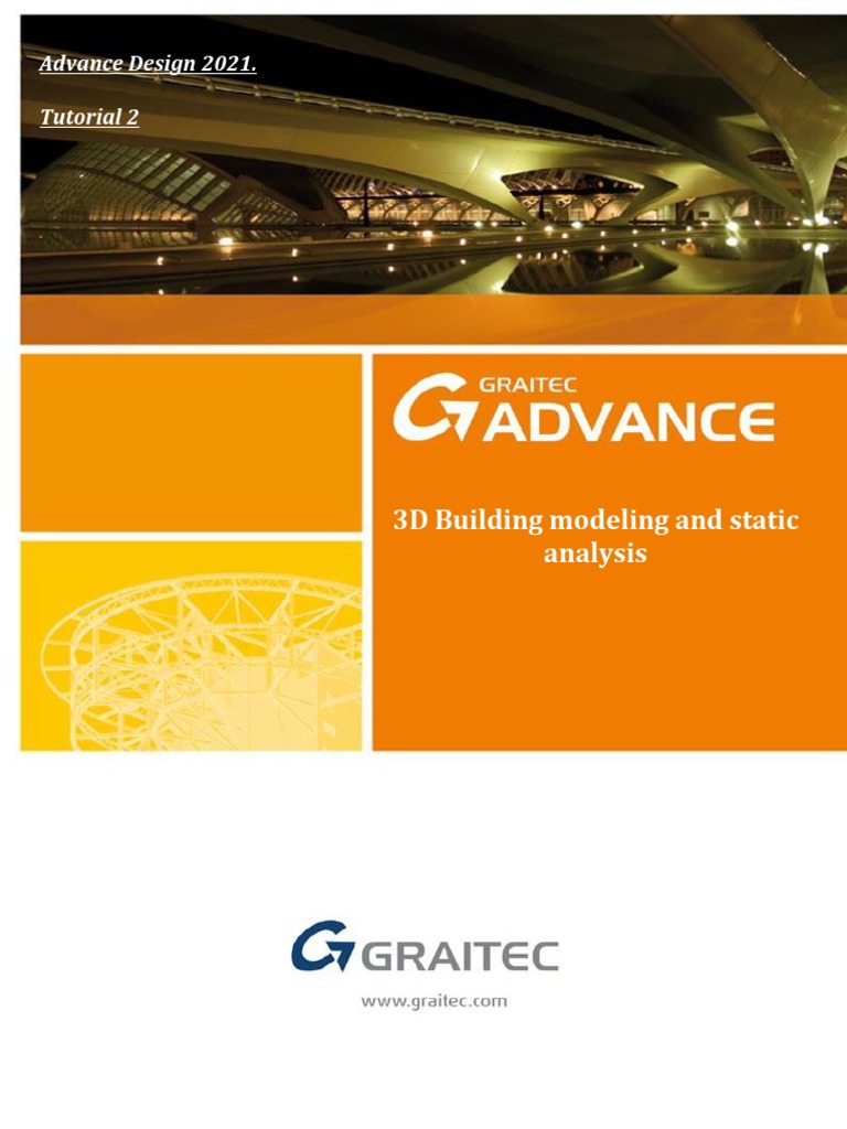 3D Building Modeling and Static Analysis: Advance Design 2021. Tutorial ...