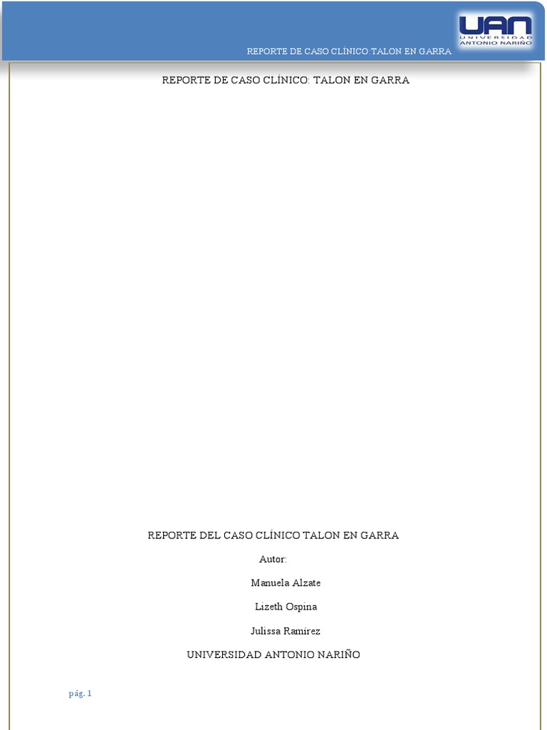 Caso Clínico de Talón en Garra | PDF | Diente | Anatomia dental