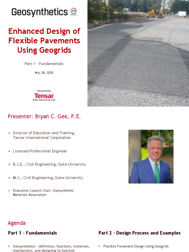 Flexible Pavement Design with Geogrids | PDF | Road Surface | Road