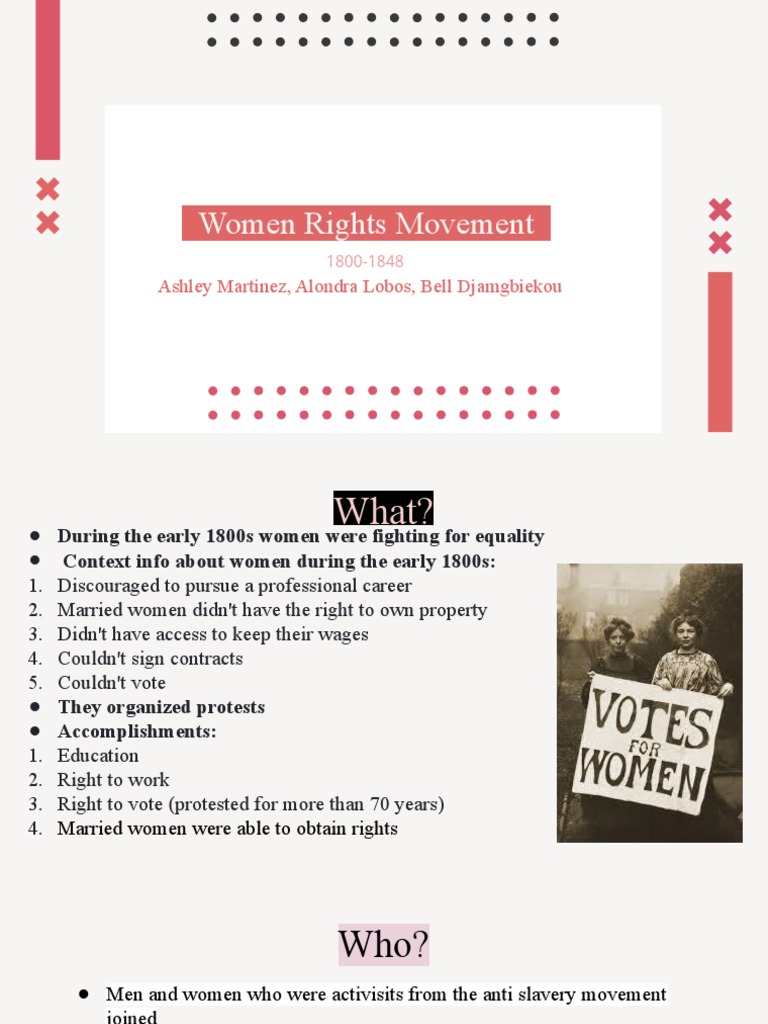 Women Rights Movement | PDF