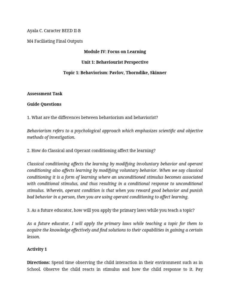 Ayala C. Caracter BEED II-B Faci Act. 4 Final | Download Free PDF ... Ayala C. Caracter BEED II-B Faci Act. 4 Final | Download Free PDF ...