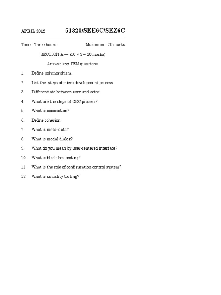 Ooad (Sez6c) | PDF | Use Case | Class (Computer Programming)