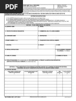 FORSCOM Form 285R Vehicle Load Card | PDF