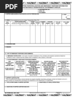 FORSCOM Form 285R Vehicle Load Card | PDF