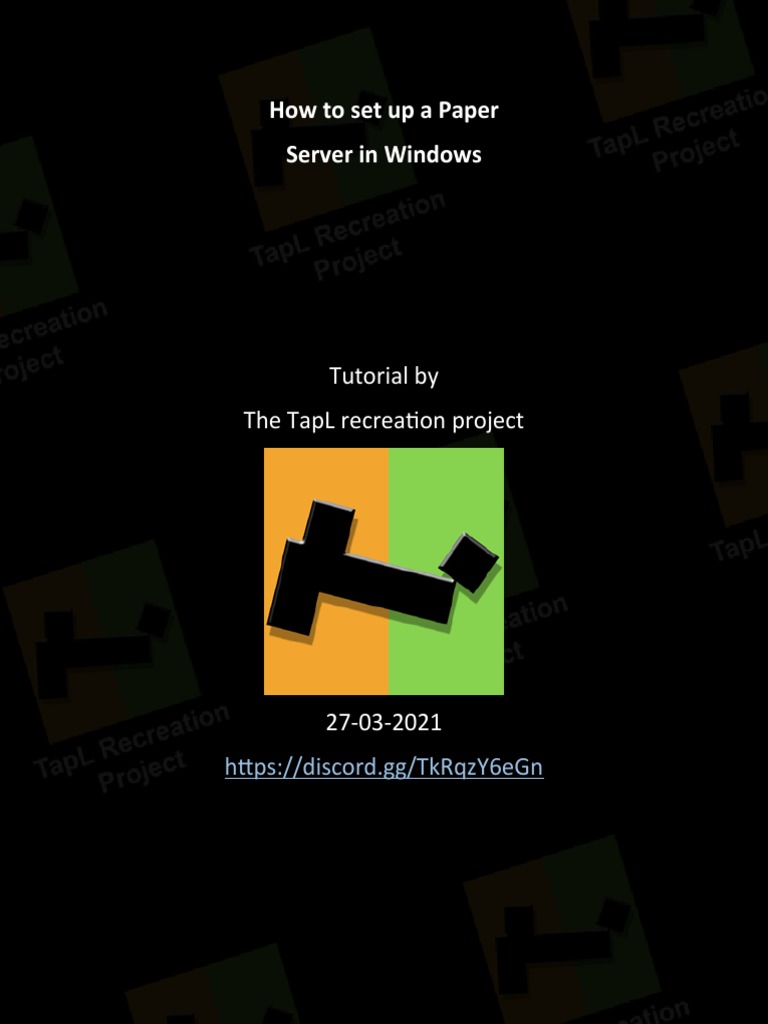 How To Set Up A Minecraft Paper Server in Windows / Cara Mengatur ...